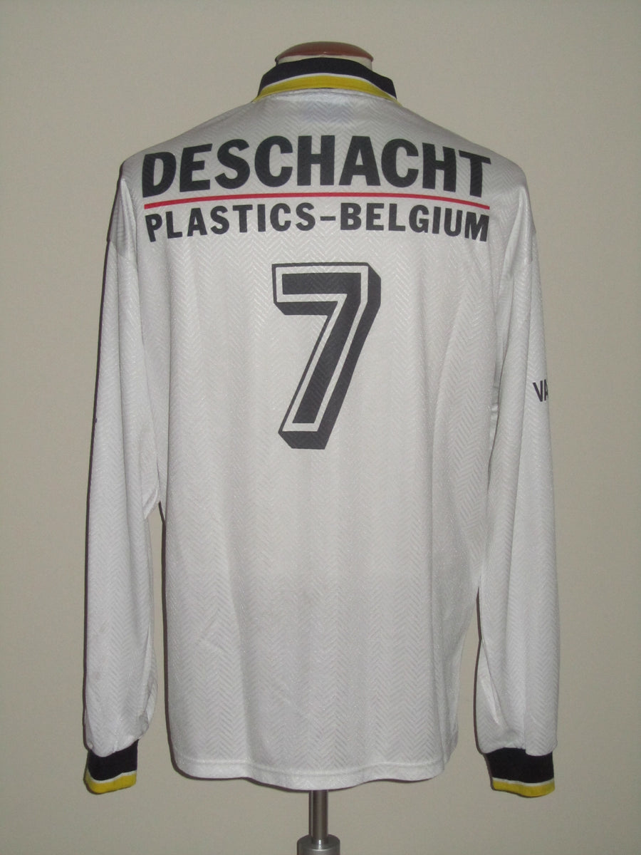 KSC Lokeren 1998-99 Home shirt MATCH ISSUE/WORN #7 – Belgian Football ...