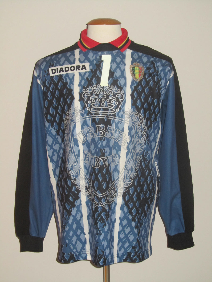 Rode Duivels 1996-97 Keeper shirt MATCH ISSUE/WORN #1 – Belgian ...