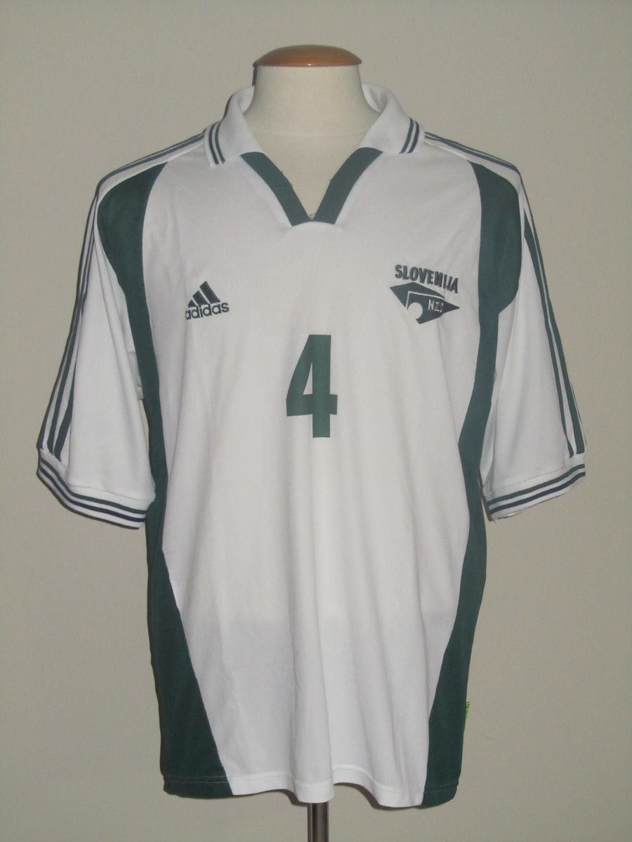 Slovenia 2000 Home shirt MATCH ISSUE/WORN #4 – Belgian Football Classics