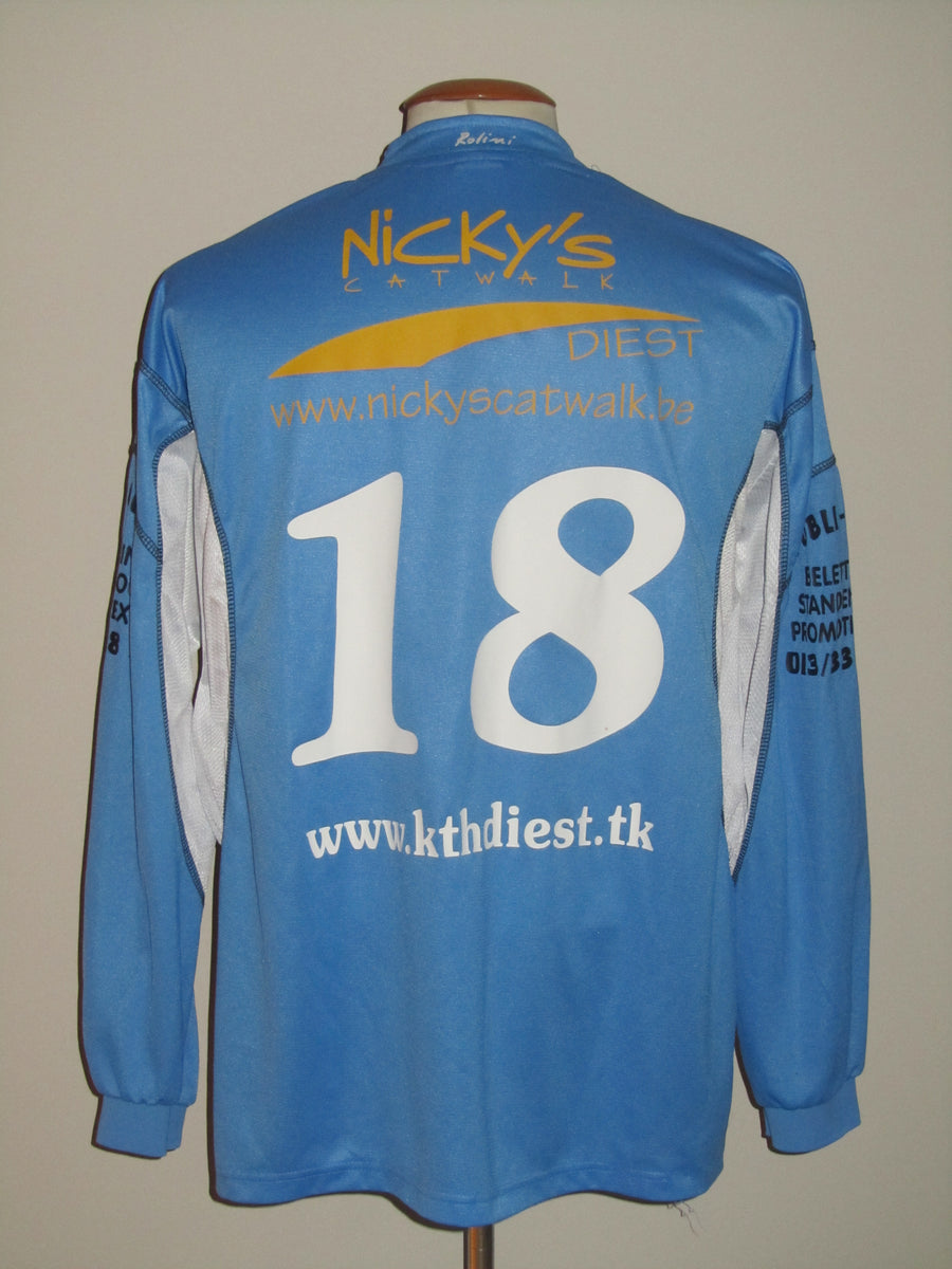 KTH Diest 2005-10 Away shirt MATCH ISSUE/WORN #18 – Belgian Football ...