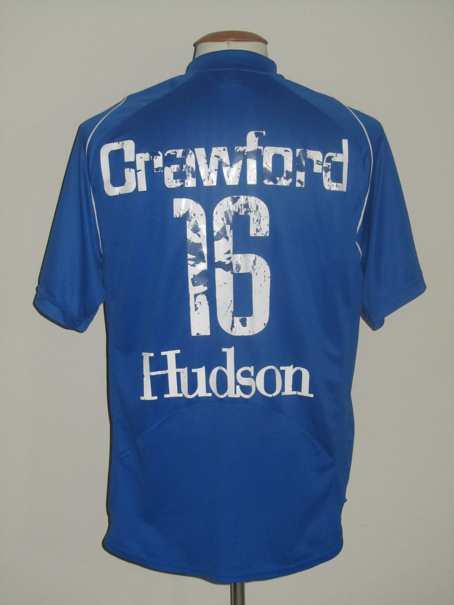 KAA Gent 2005-06 Home shirt MATCH ISSUE/WORN #16 Steve Cooreman *damag ...