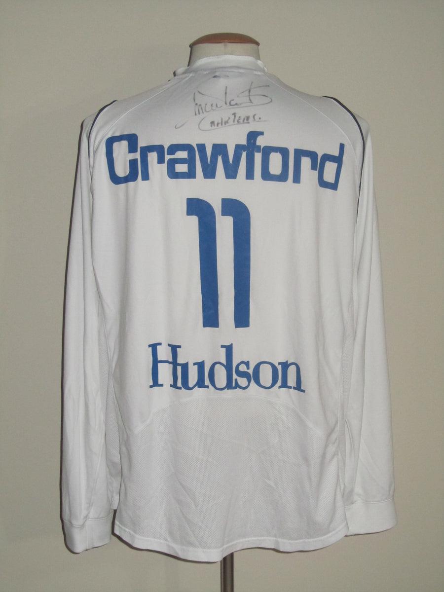 KAA Gent 2005-06 Away shirt MATCH ISSUE/WORN #11 Sandy Martens *signed ...