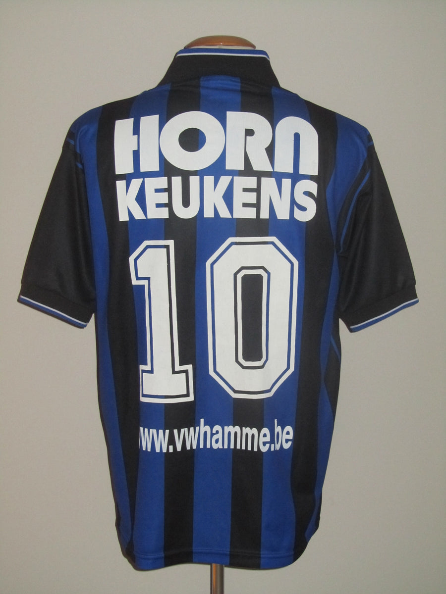 VW Hamme 2001-06 Home shirt PLAYER ISSUE #10 – Belgian Football Classics