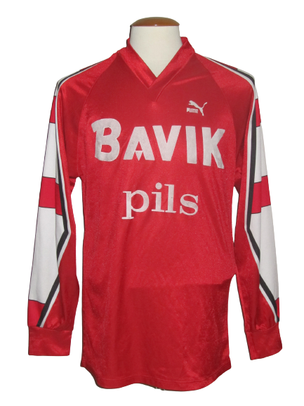 KSV Waregem 1990-91 Home shirt MATCH ISSUE/WORN #9 – Belgian Football ...