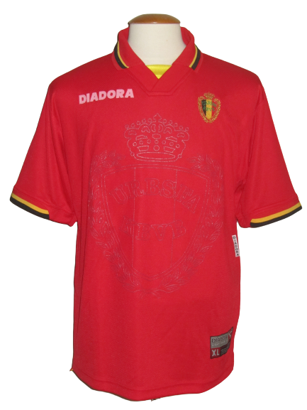 Rode Duivels 1996-97 Home shirt XL (new with tags) – Belgian Football ...
