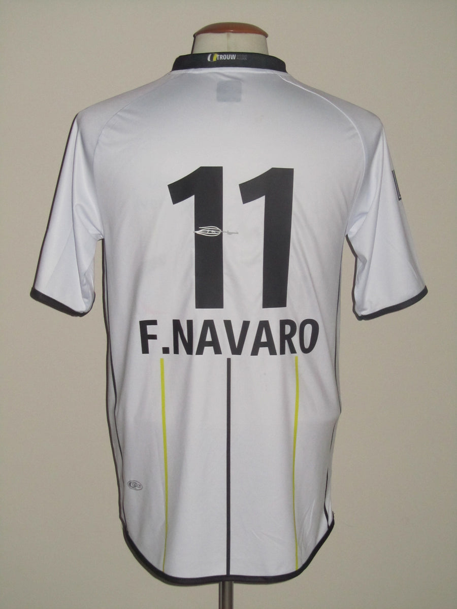 KSC Lokeren 2019-20 Home shirt MATCH ISSUE #11 Fran Navaro vs Westerlo ...