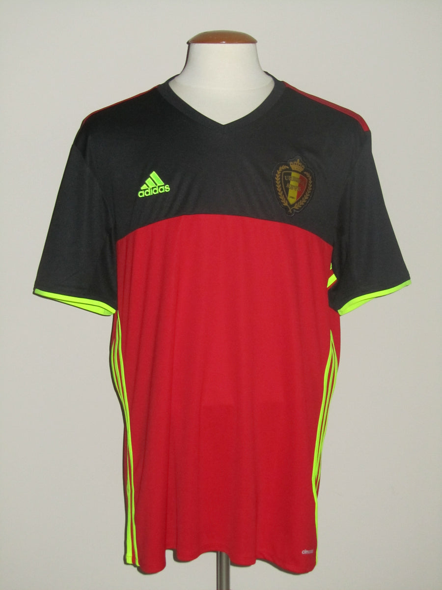 Rode Duivels 2016-18 WK Qualifiers Home shirt XL *mint* – Belgian ...