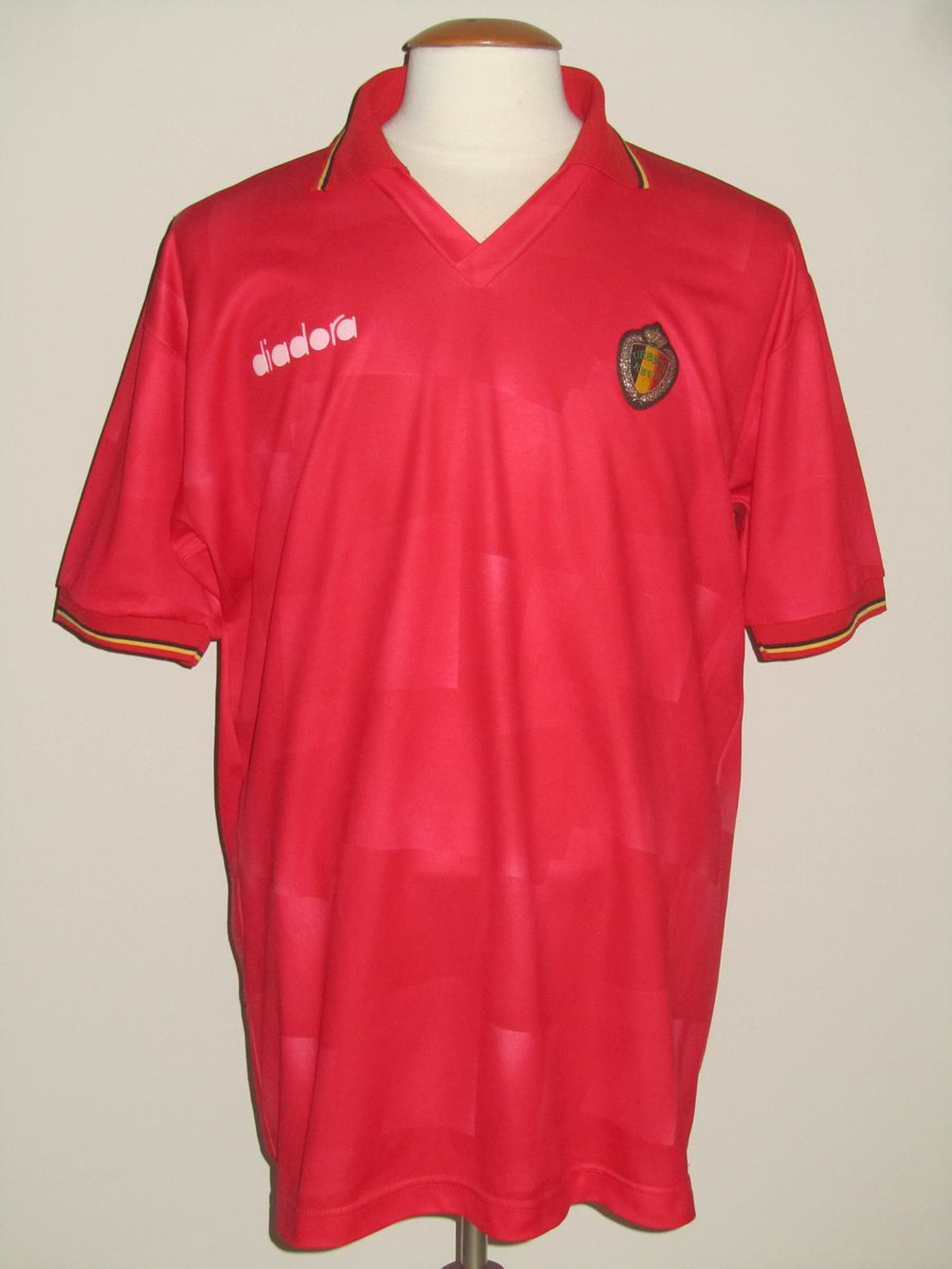 Rode Duivels 1992-93 Home shirt XL #6 – Belgian Football Classics