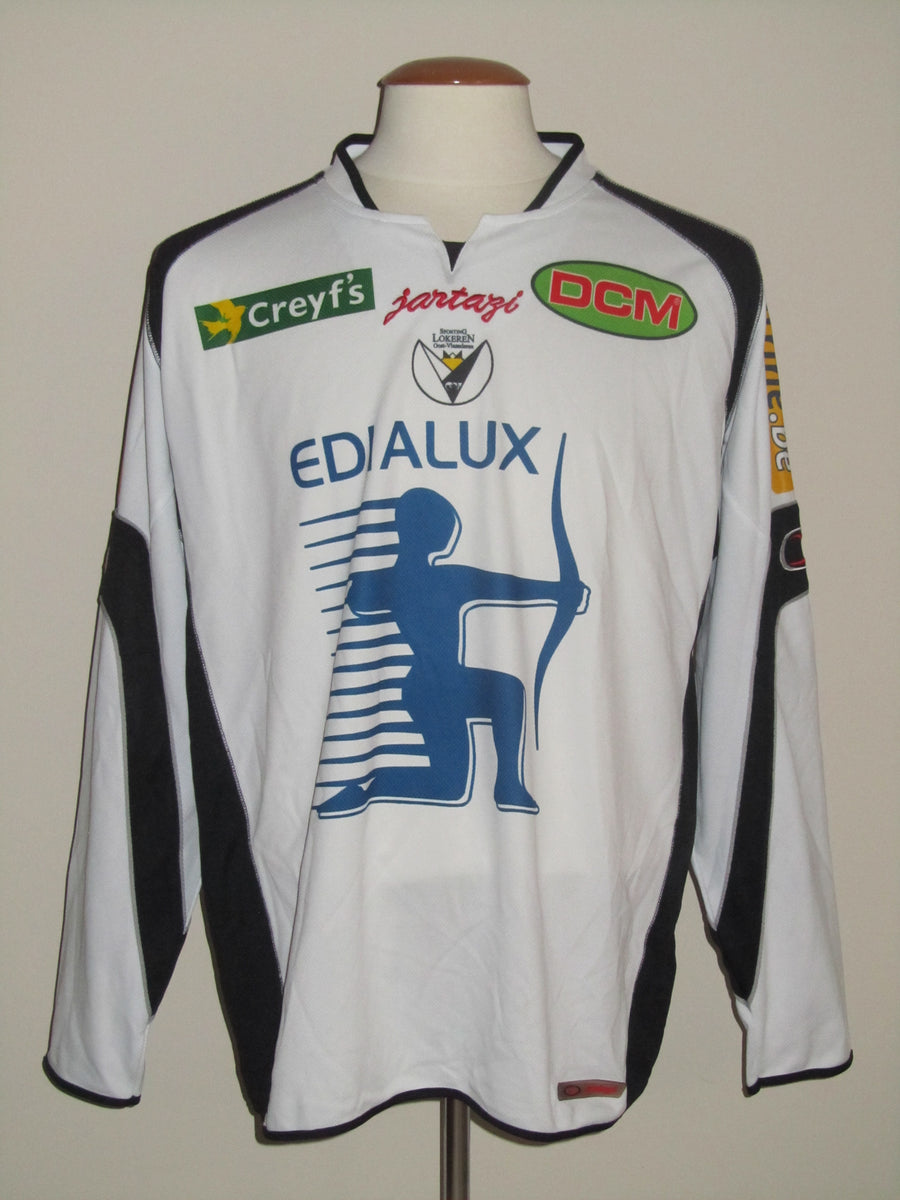 KSC Lokeren 2004-05 Home shirt MATCH ISSUE/WORN L/S *multiple # availa ...