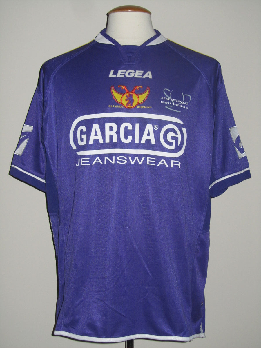 Germinal Beerschot 2005-06 Home shirt MATCH ISSUE #22 Brian Badza ...