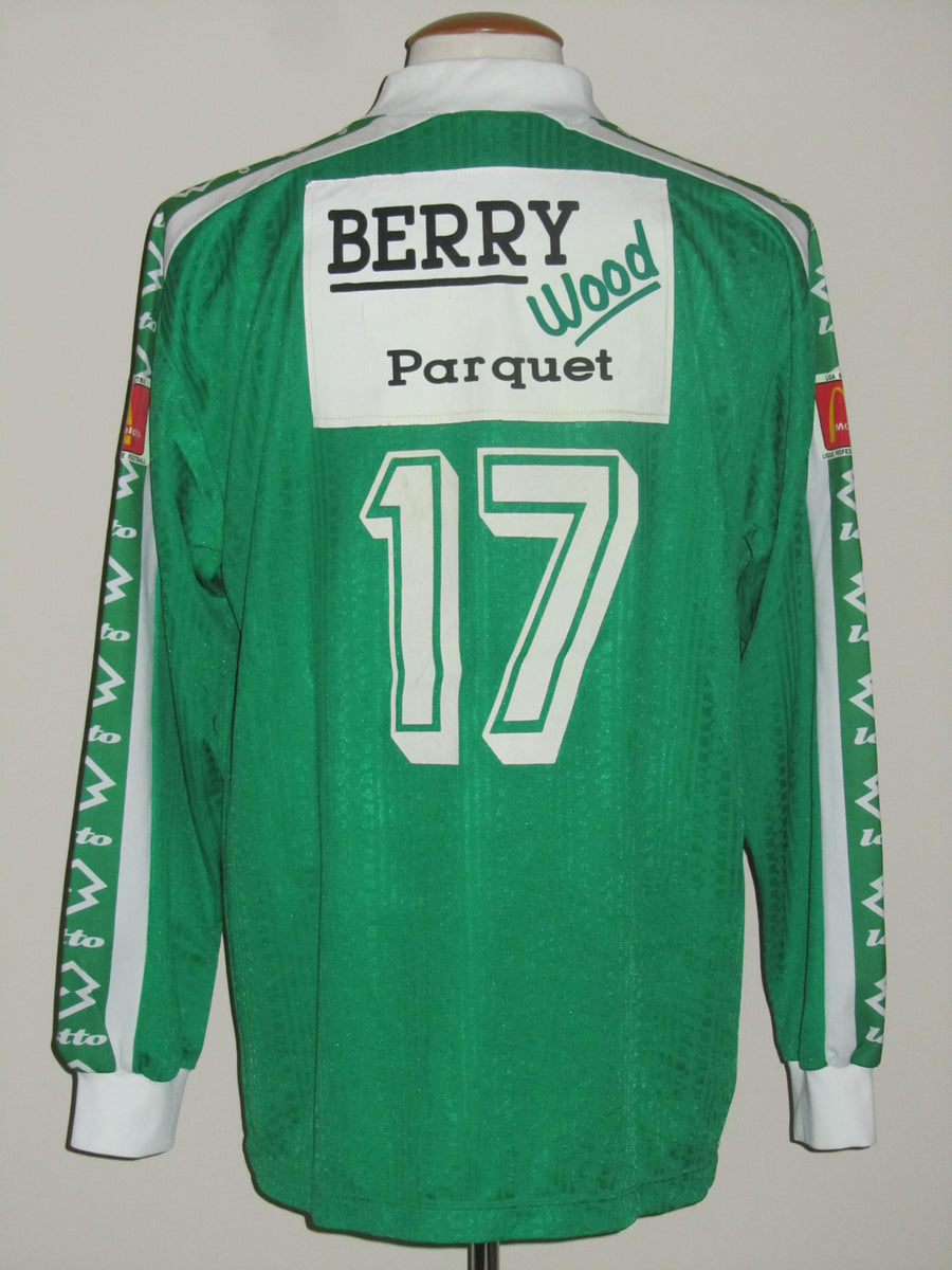 KSV Waregem 1996-97 Away shirt MATCH ISSUE/WORN #17 Harold Deglas ...