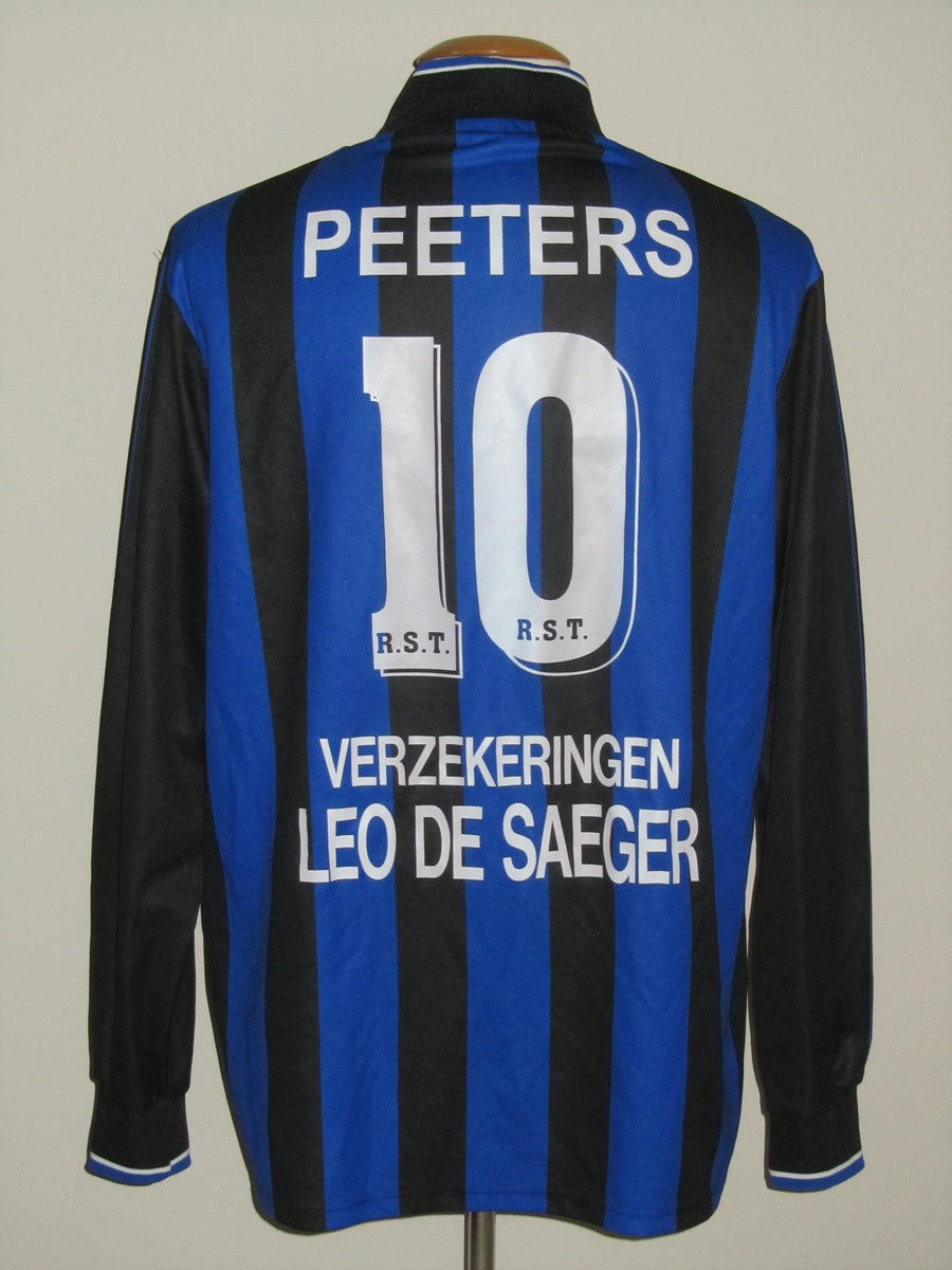K. Rupel Boom FC 2001-05 Home shirt MATCH ISSUE/WORN #10 Peeters ...